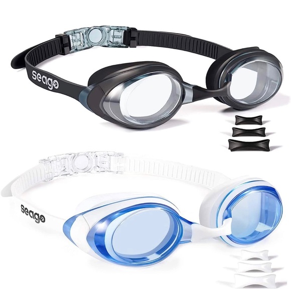 Other | Seago Swimming Goggles 2 Pack Antifog Antiuv Silicone Swim ...